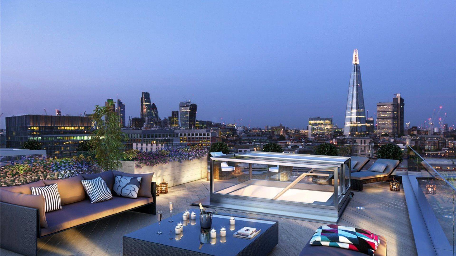 Sliding box roof access - Freestanding Box Rooflight - Glazing Vision